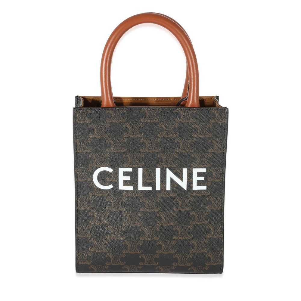 Celine Celine Mini Triomphe Vertical Cabas Tote - Gem