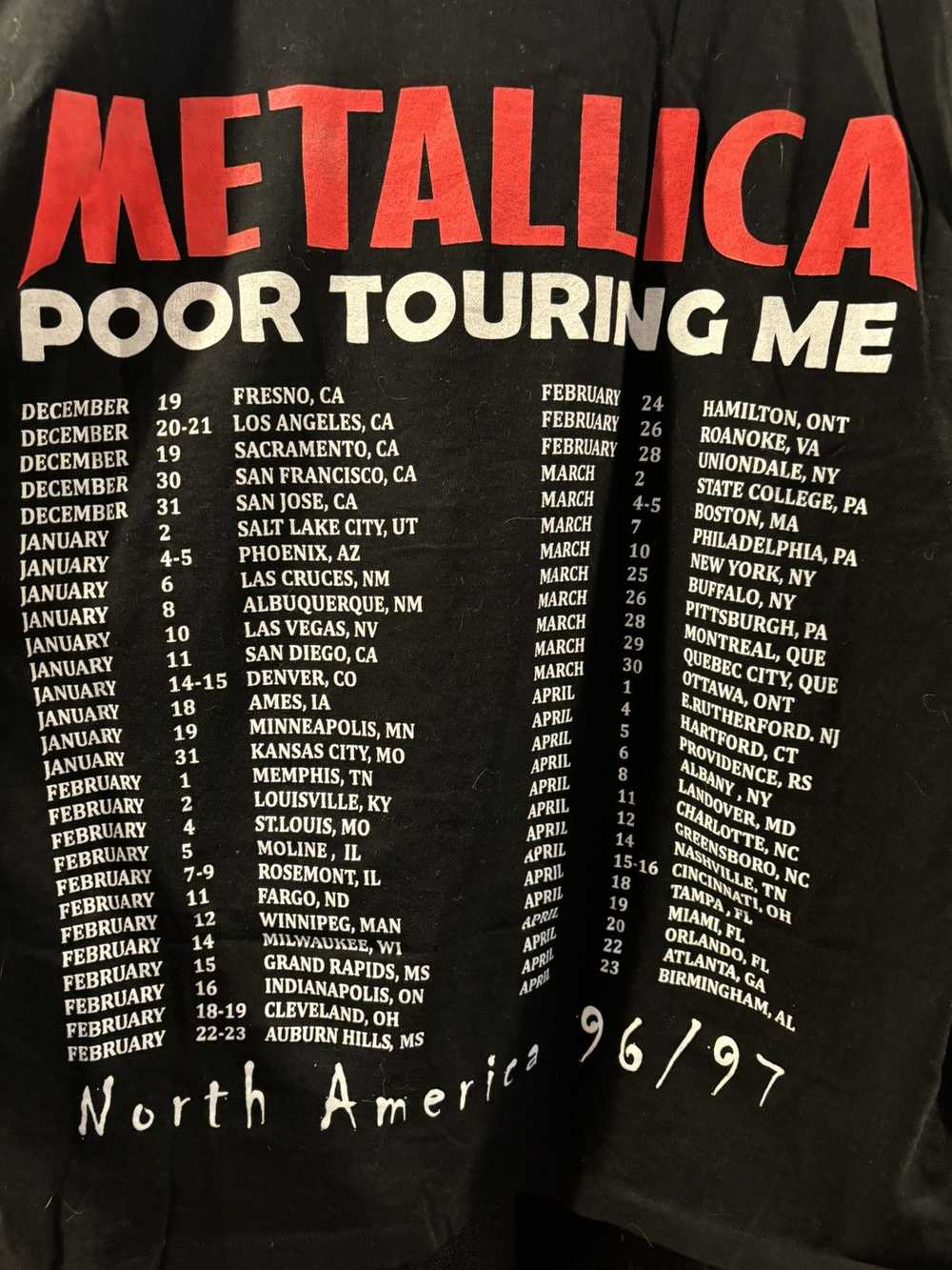 Metallica × Vintage Vintage 90s metallica shirt - Gem