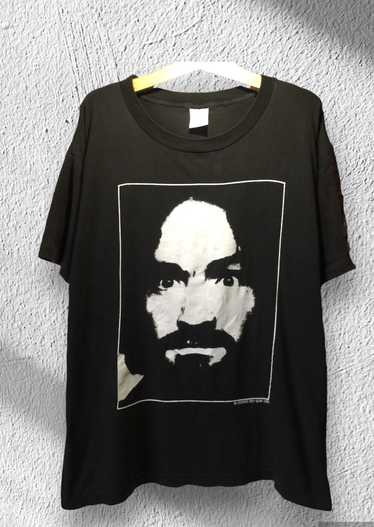 RARE!! 90's Charles Manson Vintage Crewneck Sweatshir… - Gem RARE!! 90's Charles Manson Vintage Crewneck Sweatshir… - Gem