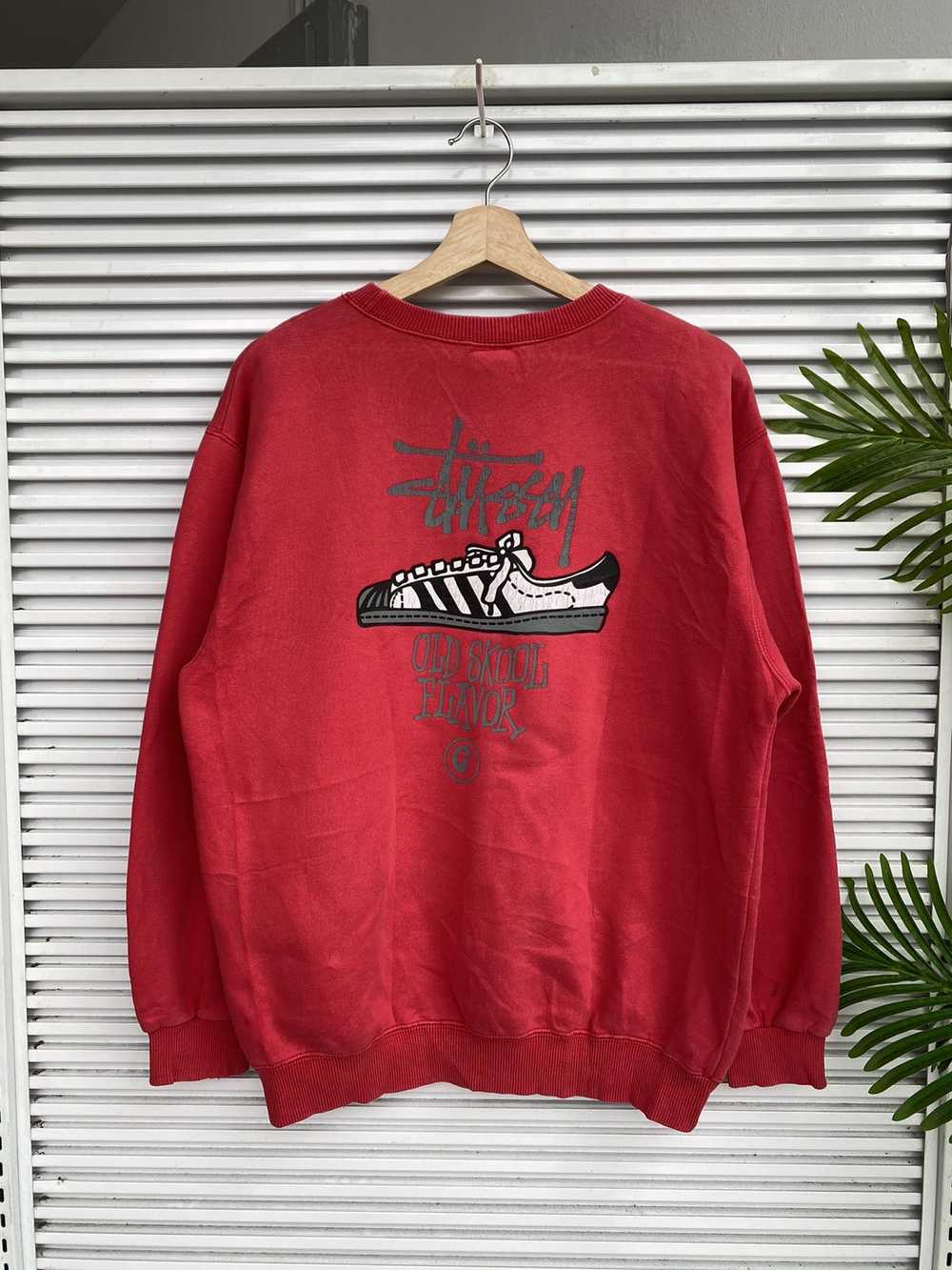 Vintage OG Stussy Old Skool Flavour Crewneck/ Travis … - Gem