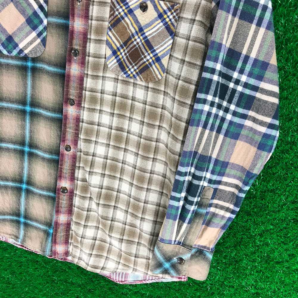 Uniqlo Uniqlo Flannel Multi Plaid Checker Double Po… Gem