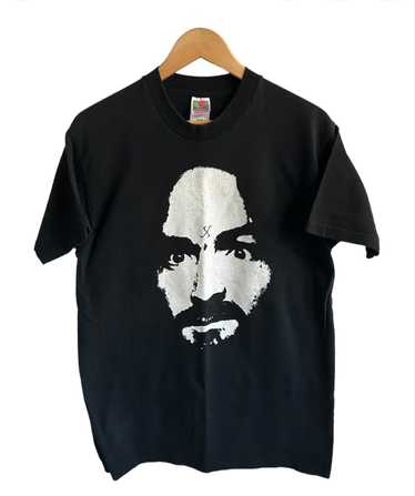 RARE!! 90's Charles Manson Vintage Crewneck Sweatshir… - Gem RARE!! 90's Charles Manson Vintage Crewneck Sweatshir… - Gem