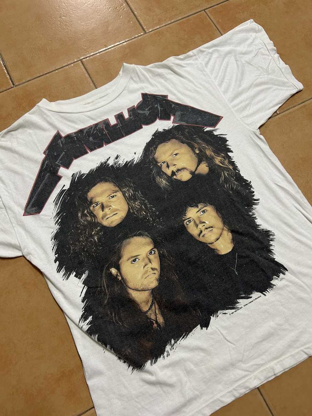Metallica Metallica 1991 original merch vintage tee - Gem