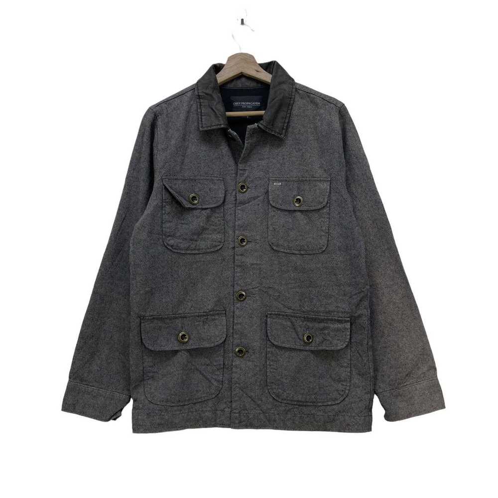 Vintage Obey Propaganda Chore Jacket Style - Gem