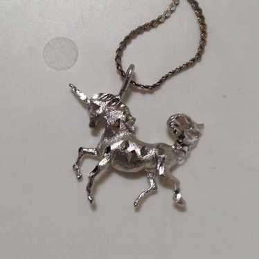 Vintage unicorn necklace on - Gem Vintage unicorn necklace on - Gem