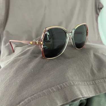 GUCCI vintage sunglasses rare iridescent blue sideral… - Gem GUCCI vintage sunglasses rare iridescent blue sideral… - Gem