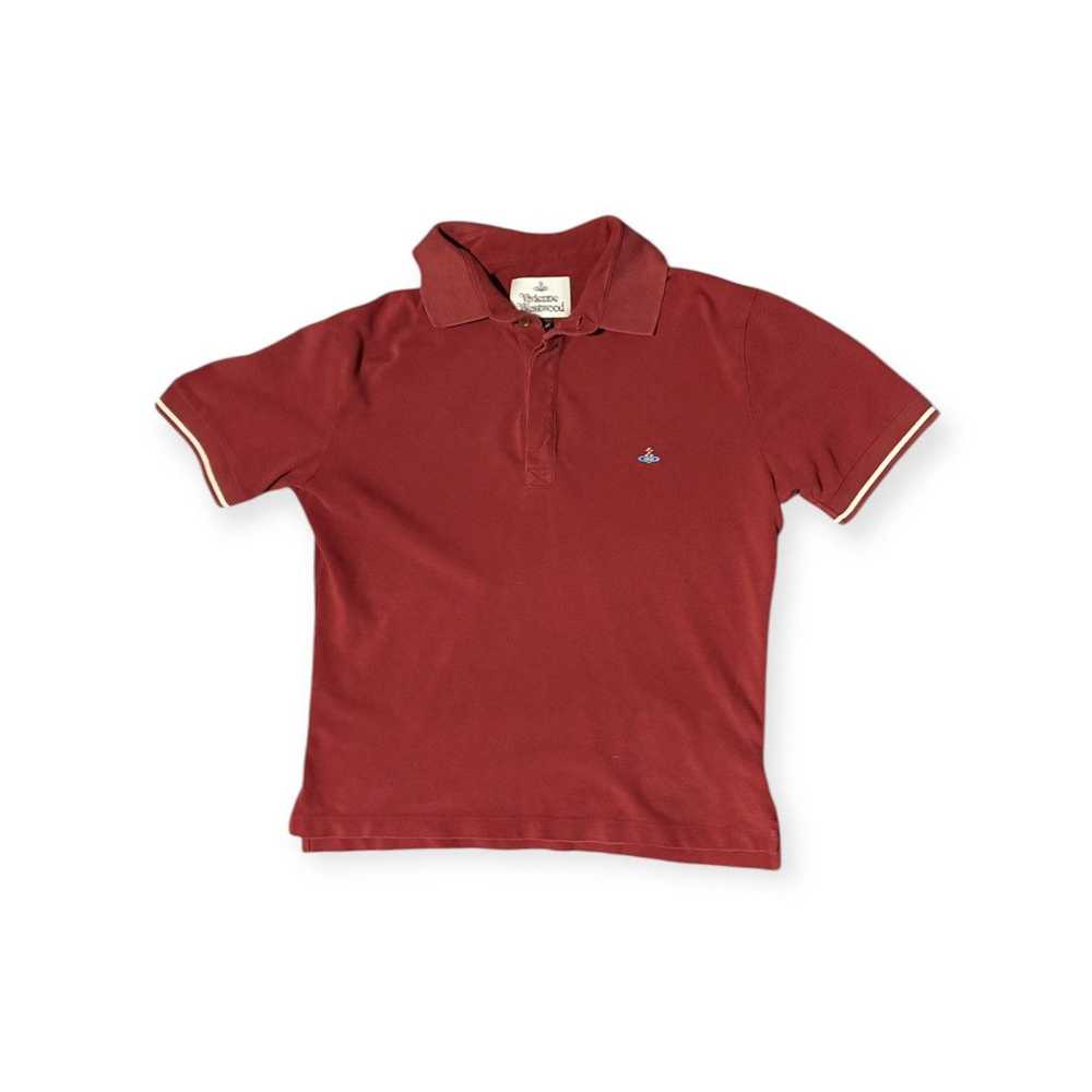 Vivienne Westwood Vivienne Westwood Red Polo with Pla… - Gem
