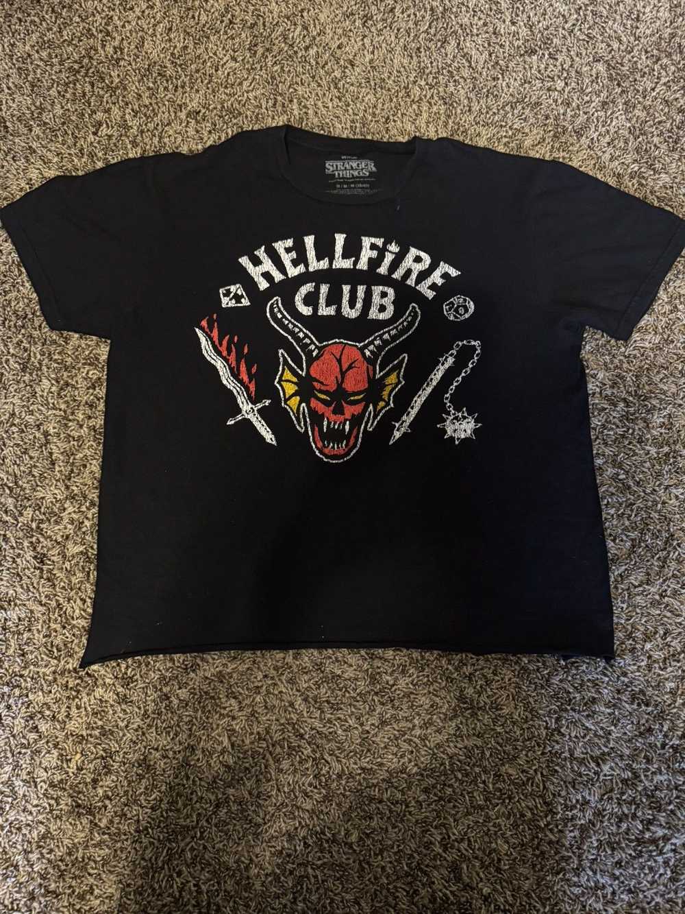 Vintage Stranger Things "Hellfire Club" Graphic T- Sh… - Gem