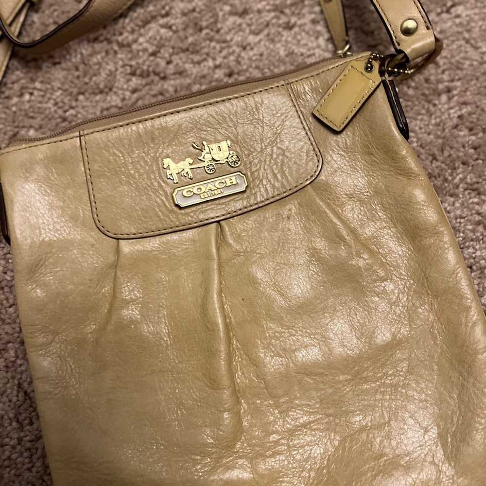 Vintage Coach Madison Leather Swing Pack/Crossbody - … - Gem