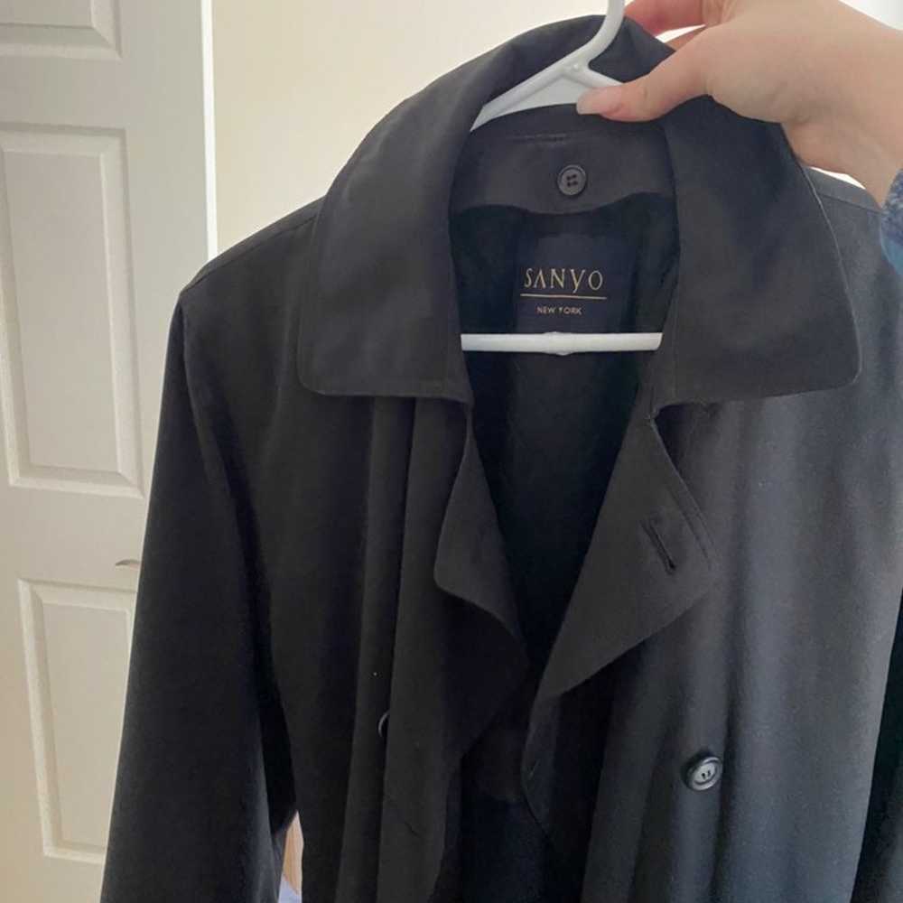 Sanyo New York Black Trench Coat - Gem