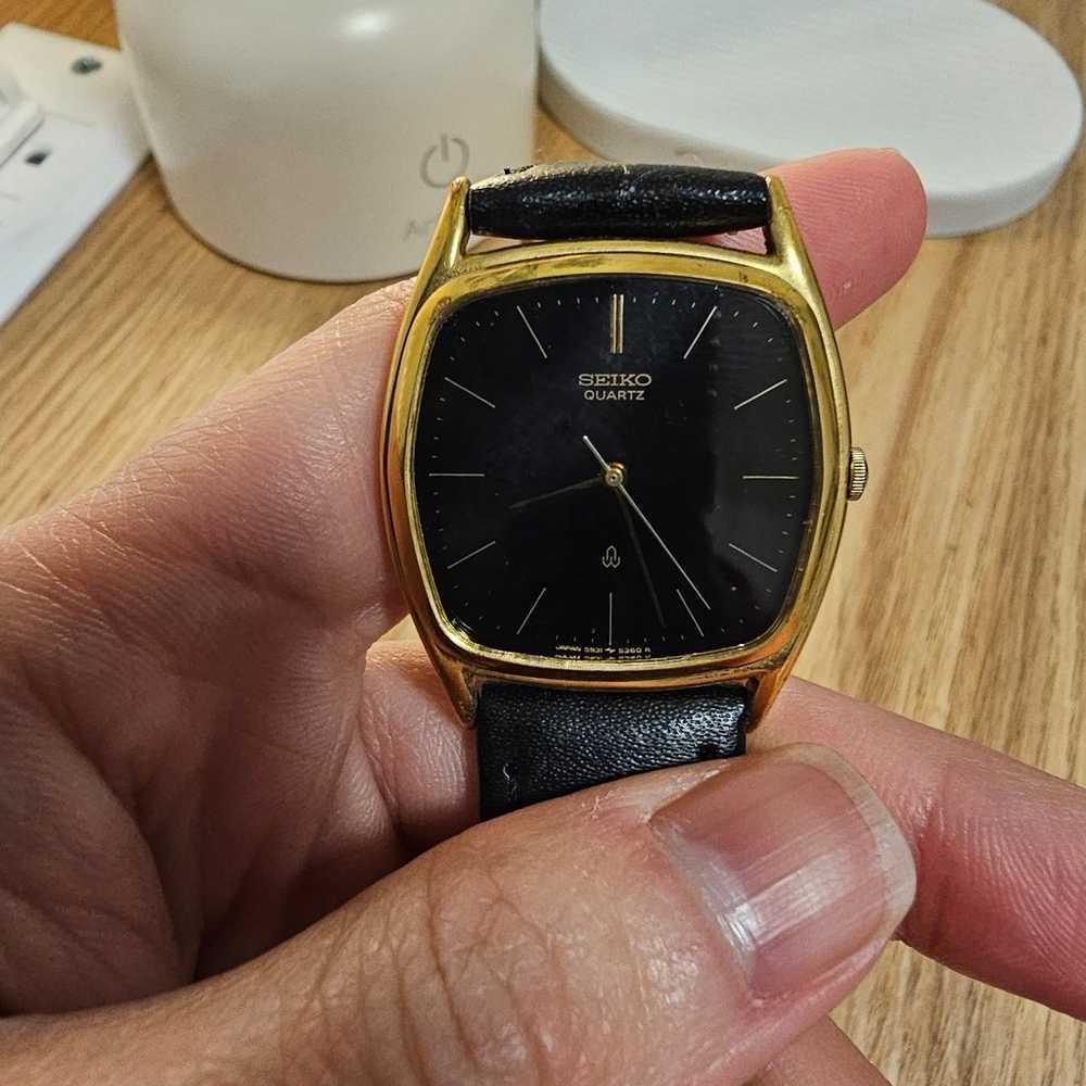 Vintage seiko tank men watch gold - Gem