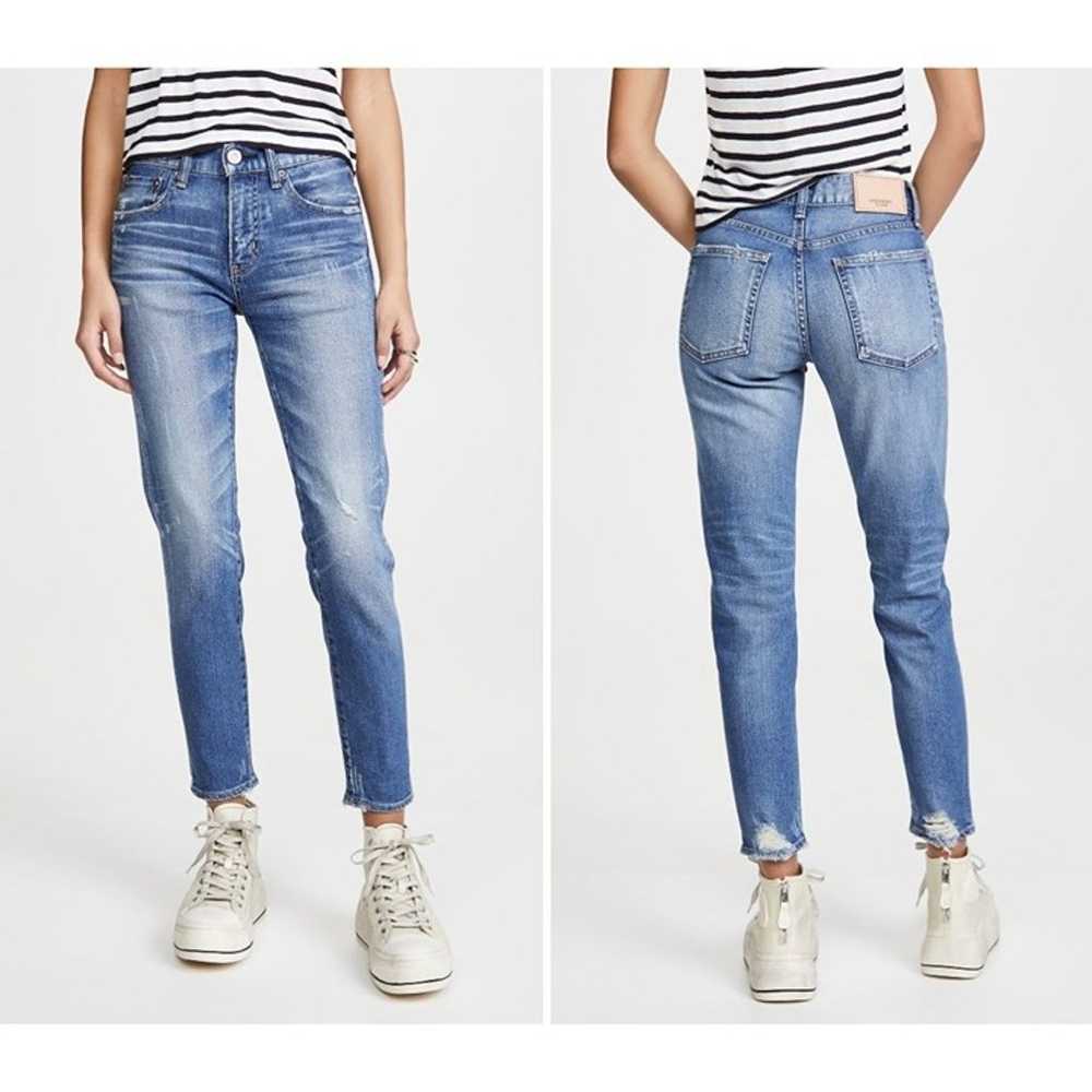 MOUSSY VINTAGE MV Velma Mid Rise Distressed Skinny Je… - Gem