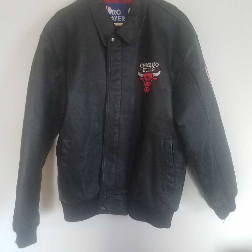 Vintage Bulls pro player leather jacket. - Gem