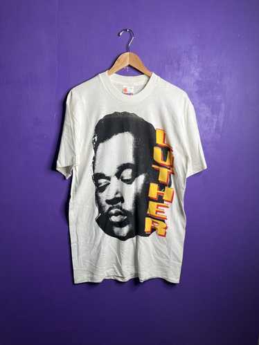 Luther Vandross 2001 Tour Tee Size L vtg Rap Tee - Gem Luther Vandross 2001 Tour Tee Size L vtg Rap Tee - Gem