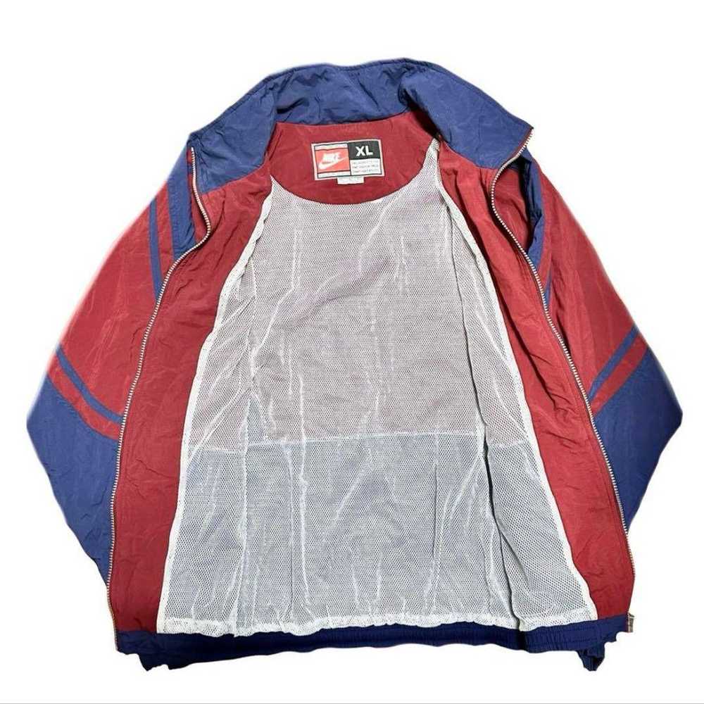 Y2K 90s - 00s Nike Embroidered Wave Nylon Jacket - Gem