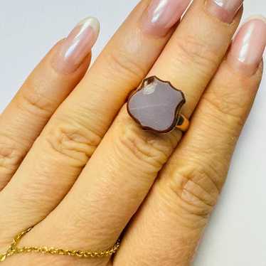 Antique signet ring solid - Gem Antique signet ring solid - Gem
