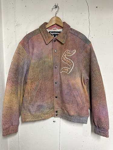 Supreme neighborhood leather varsity - Gem Supreme neighborhood leather varsity - Gem