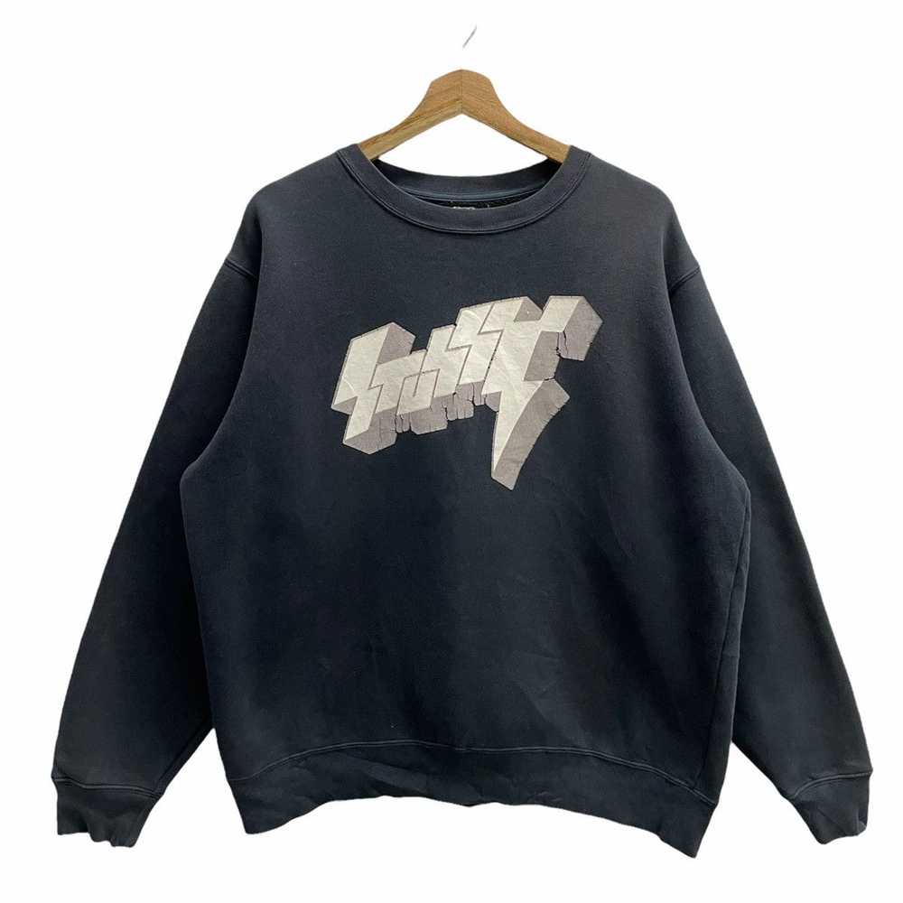 Stussy × Vintage 💥 STUSSY WTAPS LOGO FONT PULLOVER S… - Gem