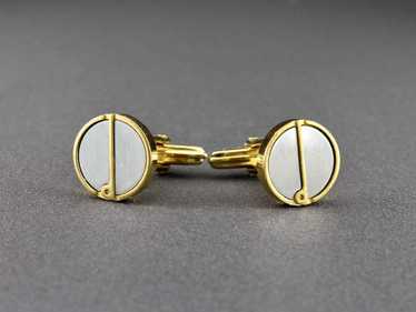 Dunhill cufflinks round color - Gem Dunhill cufflinks round color - Gem