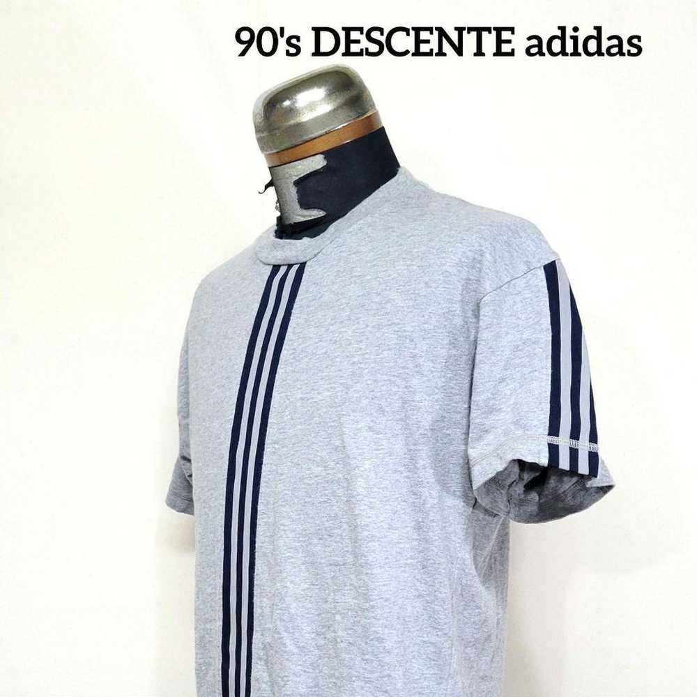 Rare 90's vintage old adidas DESCENTE T-shirt - Gem