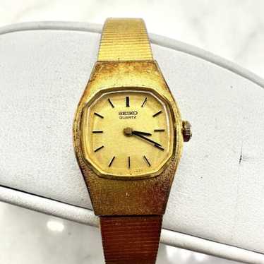 Vintage Ladies Seiko Quartz Watch Gold Tone Working N… - Gem