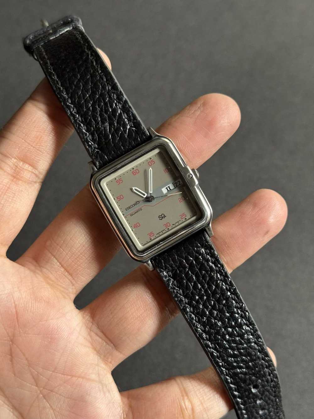 Seiko × Vintage RARE Vintage 80s Seiko Tank SQ JDM - Gem