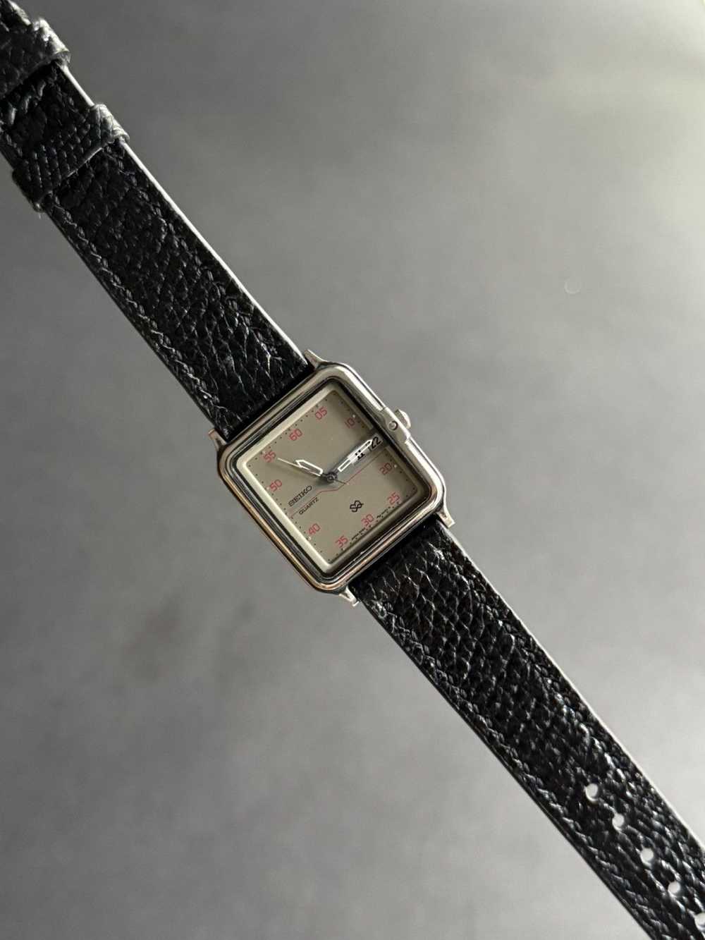 Seiko × Vintage RARE Vintage 80s Seiko Tank SQ JDM - Gem