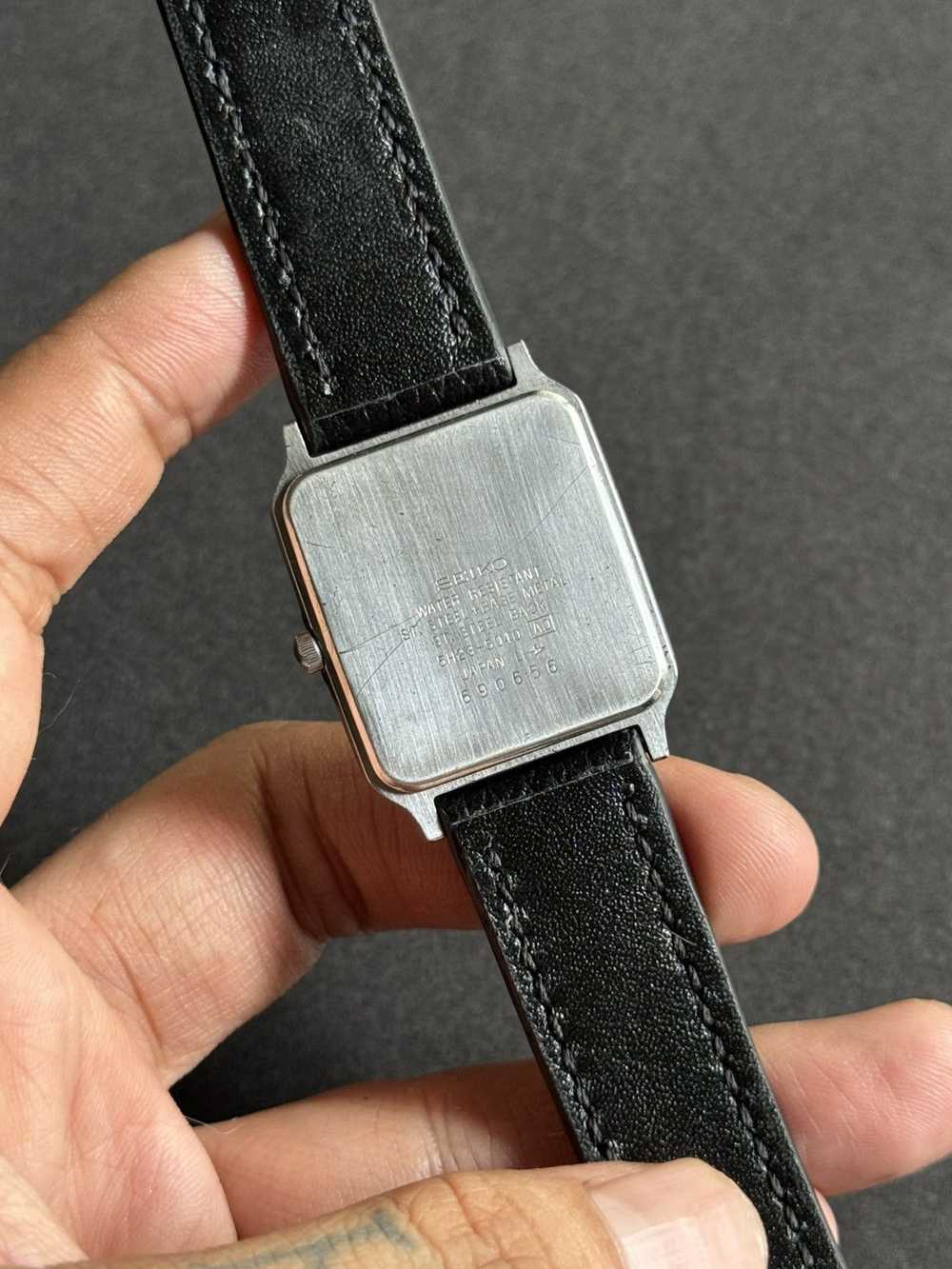 Seiko × Vintage RARE Vintage 80s Seiko Tank SQ JDM - Gem