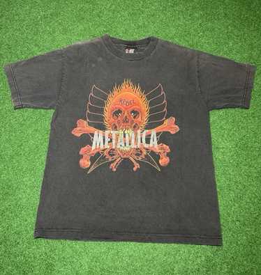 Vintage 90s INSANE Metallica Rebel Pushead Skull Grun… - Gem