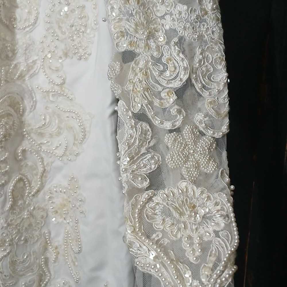 Vintage Beaded Mermaid Moonlight Bridal Wedding Dress - Gem