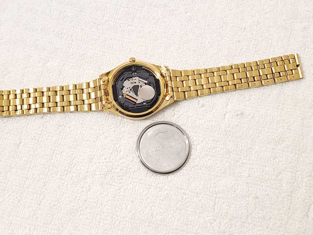 Seiko Vintage Seiko Mens Gold Tone Day Date Watch S S… - Gem