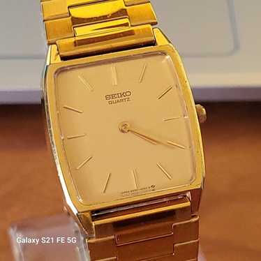 Men's Seiko quartz gold-tone watch from the 80's - Gem
