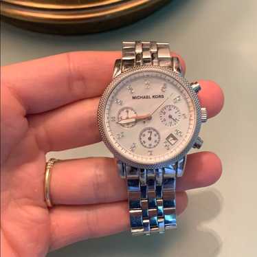 Mk Stainless Steel Watch - Gem