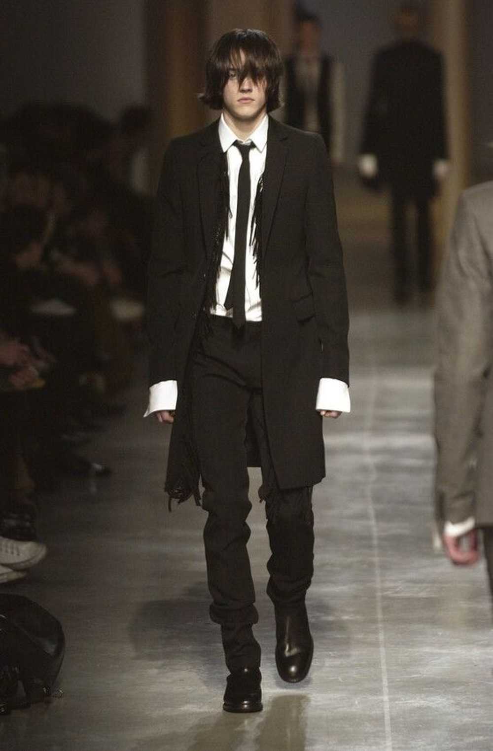 Dior × Hedi Slimane Dior Homme AW02 fringe coat - Gem