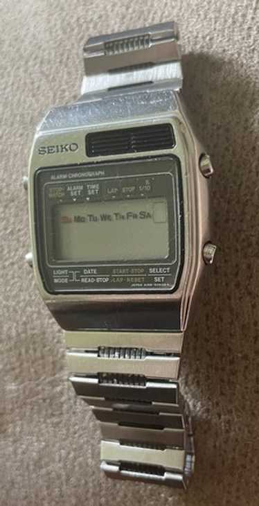 Vintage SEIKO Alarm Chronograph Quartz Watch READ - Gem