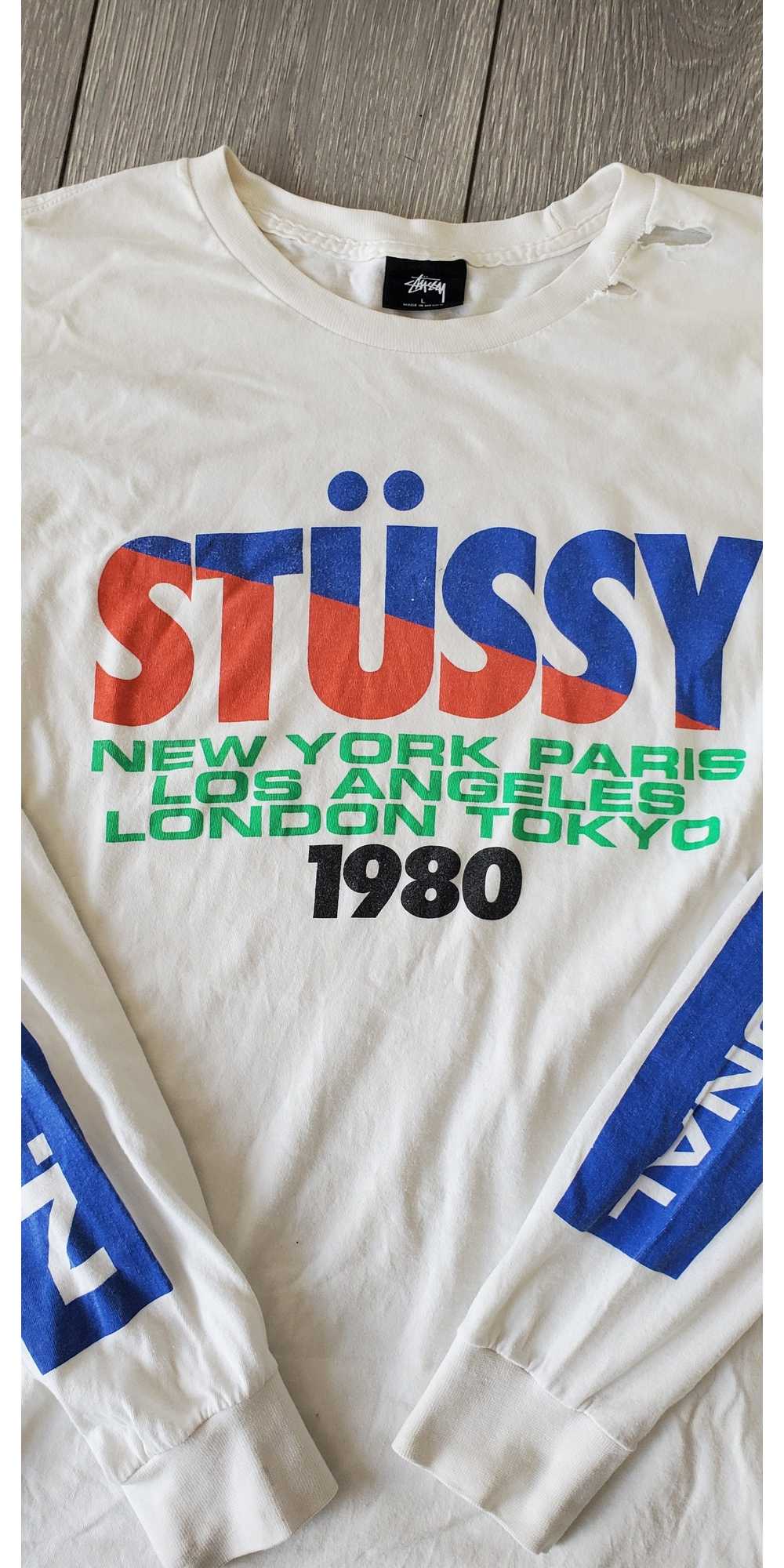 Streetwear × Stussy Stussy 1980 Longsleeve Vintage Y2… - Gem