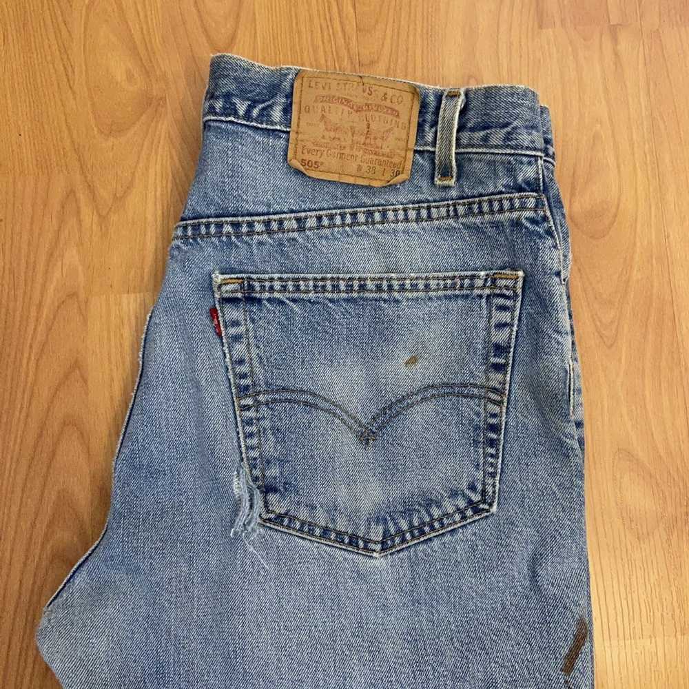 Levi's × Vintage Vintage Levi’s 505 Naturally Distres… - Gem