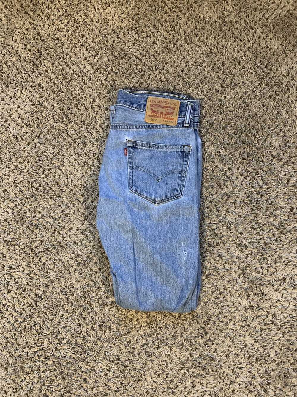 Levi's × Vintage Vintage 90’s Levi’s 505 Light Wash D… - Gem