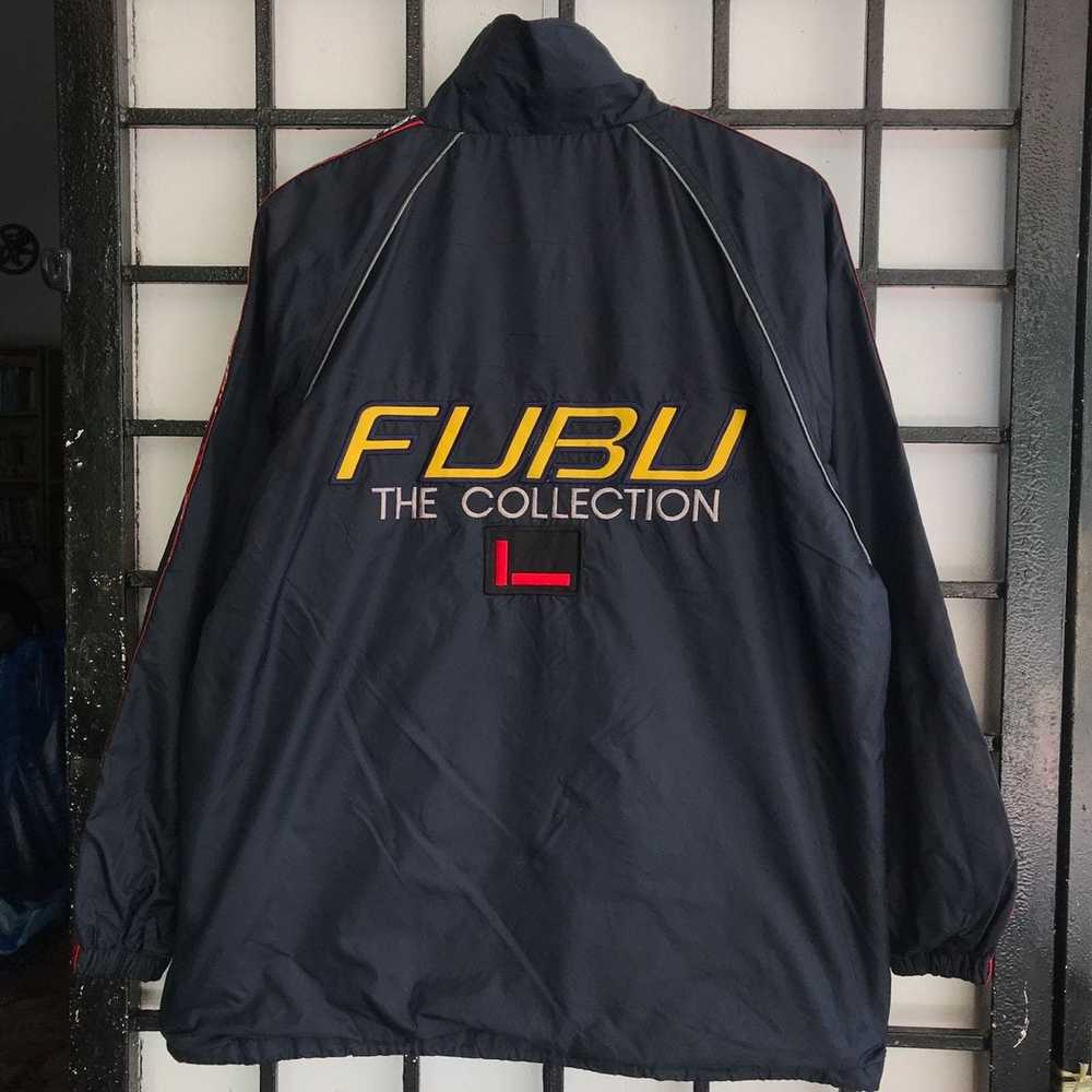 Designer × Fubu 🔥 Vintage FUBU Big Logo Windbreaker … - Gem