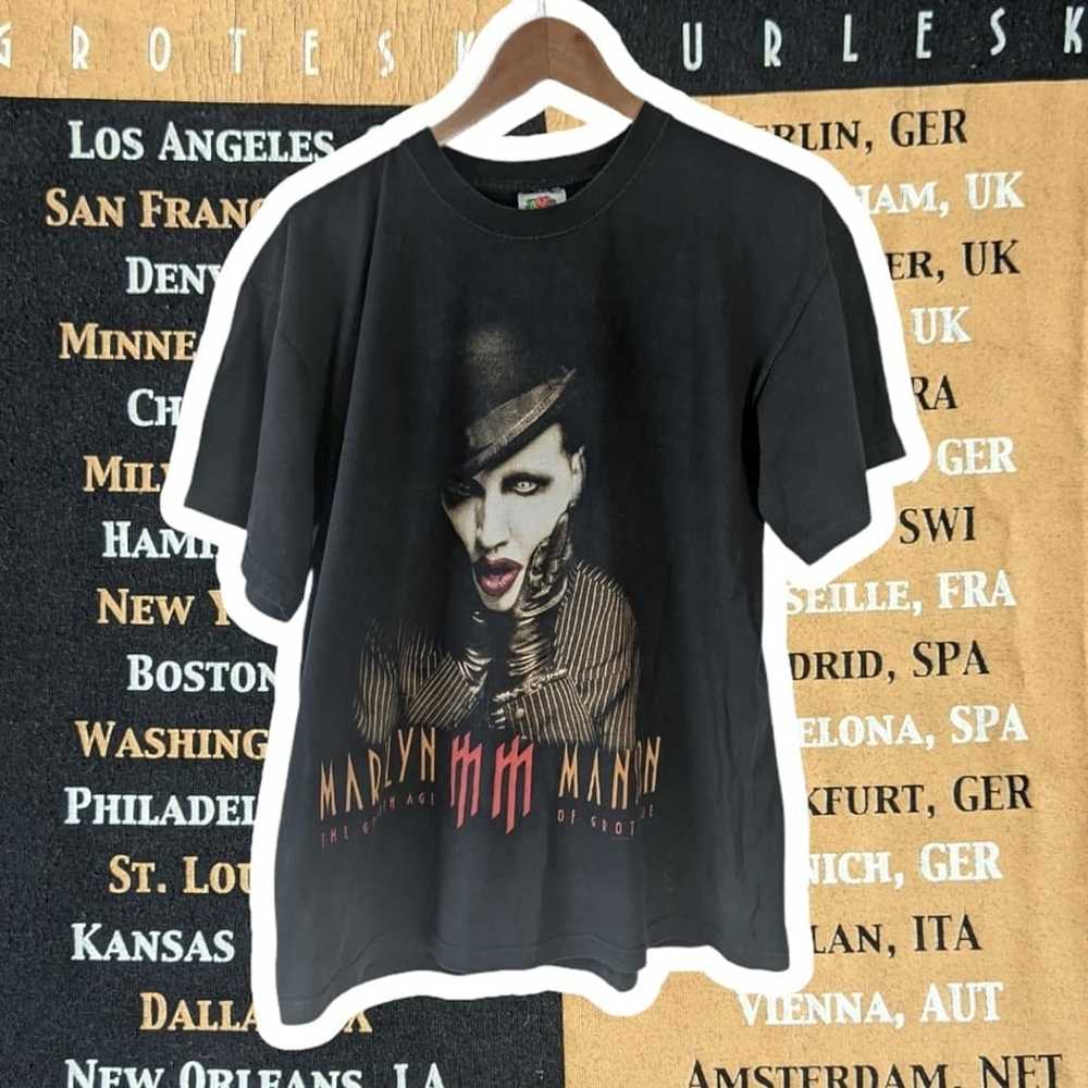 Band Tees × Marilyn Manson × Vintage 2003 Marilyn Man… - Gem