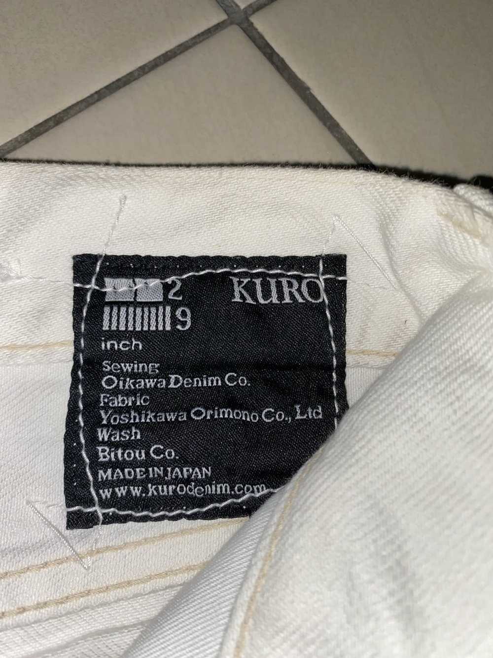 Japanese Brand × Kuro Kuro Heavy Denim RedLine Jeans - Gem