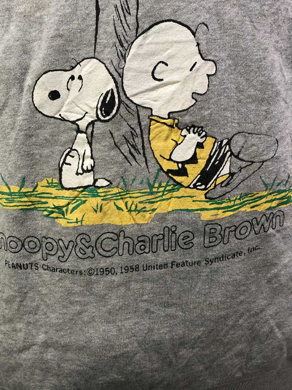 Peanuts Vintage Snoopy And Charlie Brown Sweatshirt … Gem