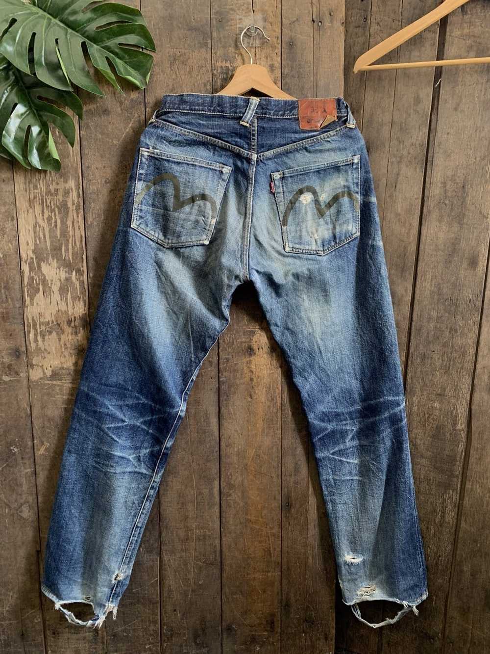 Evisu × Vintage Vintage Evisu Daicock No.1 distressed… - Gem