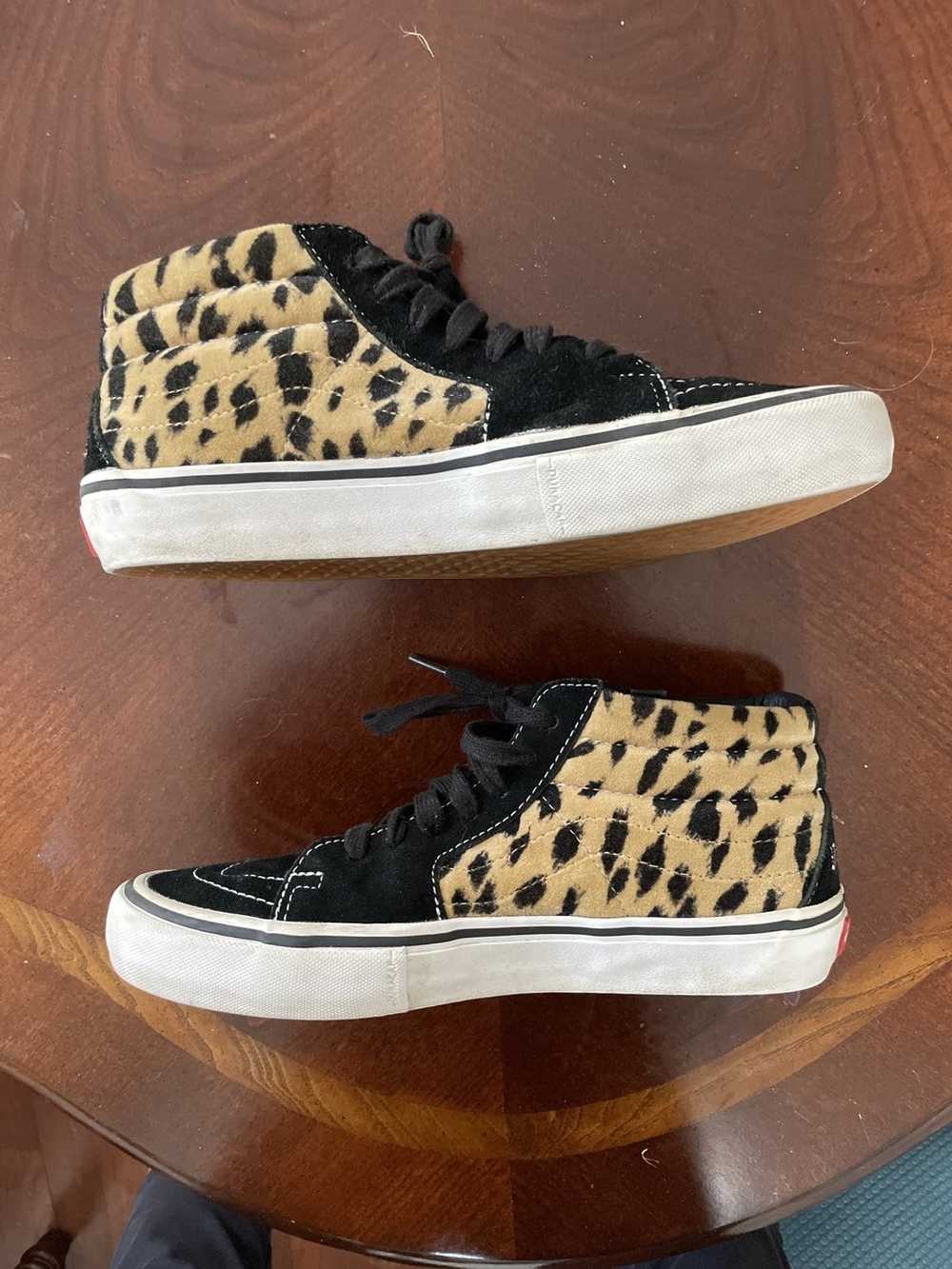 Supreme SUPREME x VANS SK-8 LEOPARD BLACK - Gem