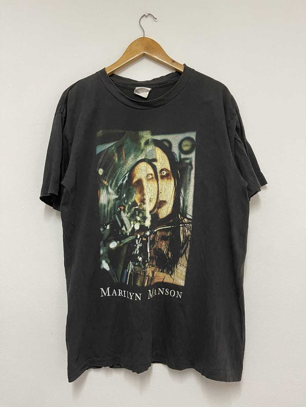 Band Tees × Vintage Vintage 90s Marilyn Manson “The B… - Gem