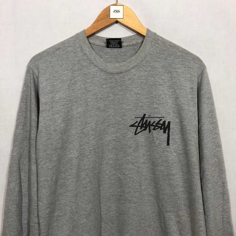 Streetwear × Stussy Vintage STUSSY Shirt Long Sleeve - Gem