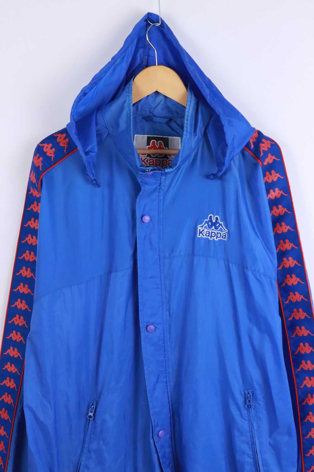 Kappa × Streetwear × Vintage 90s Kappa Tape Nylon Jac… - Gem