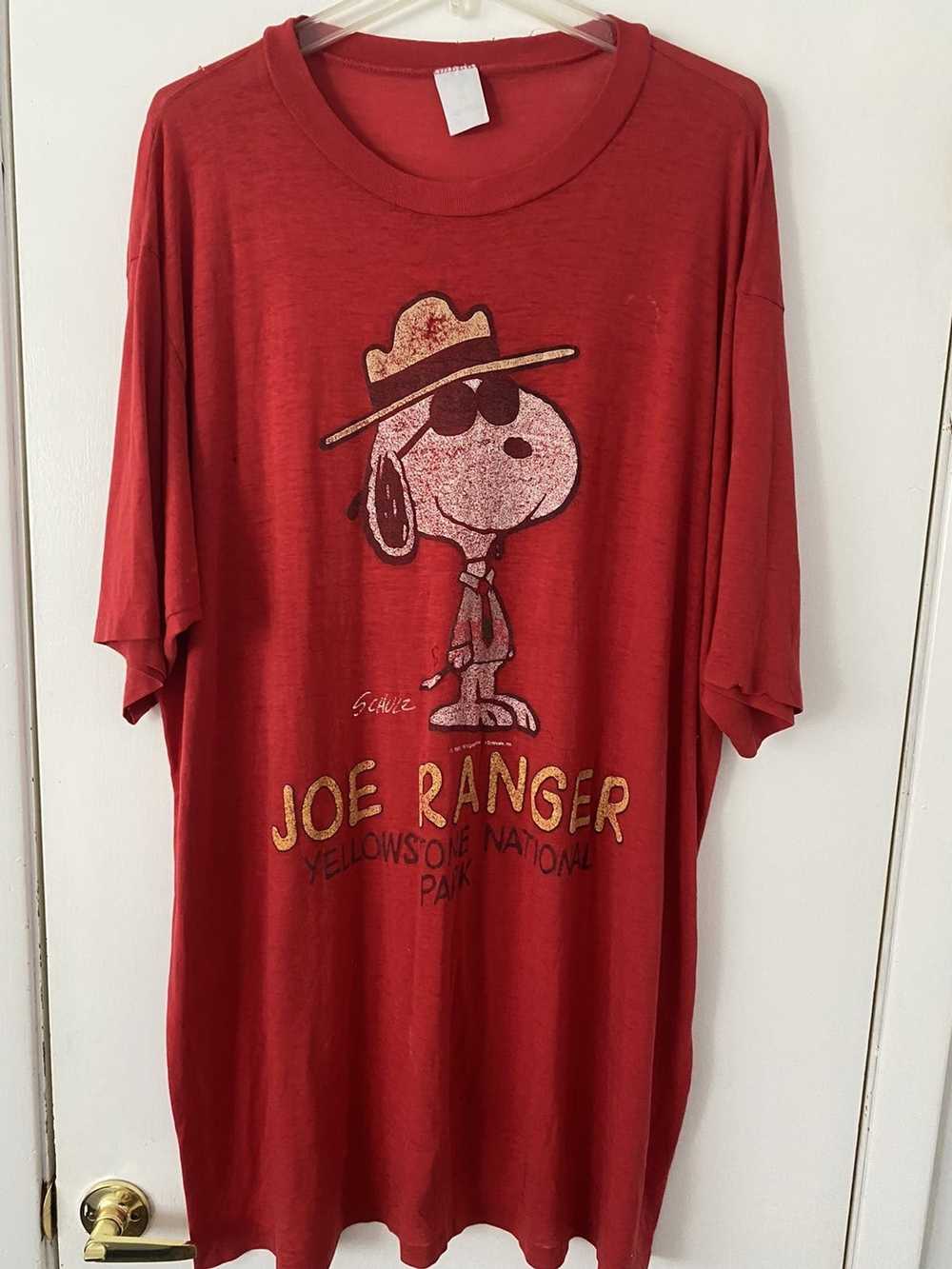 Peanuts × Vintage Vintage 90s Snoopy Joe Ranger Yello… Gem