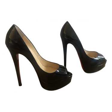 Christian Louboutin Lady Peep patent leather heels - Gem