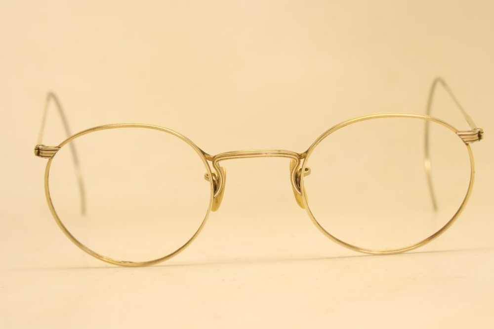 Antique Eyeglasses AO Gold Filled Ful Vue Vintage 47X… - Gem Antique Eyeglasses AO Gold Filled Ful Vue Vintage 47X… - Gem